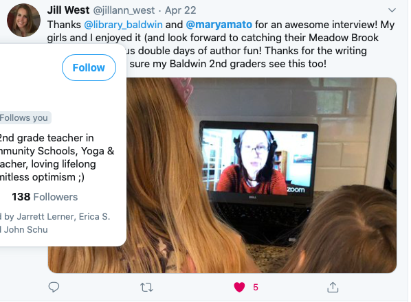 Authors in April - Mary Amato